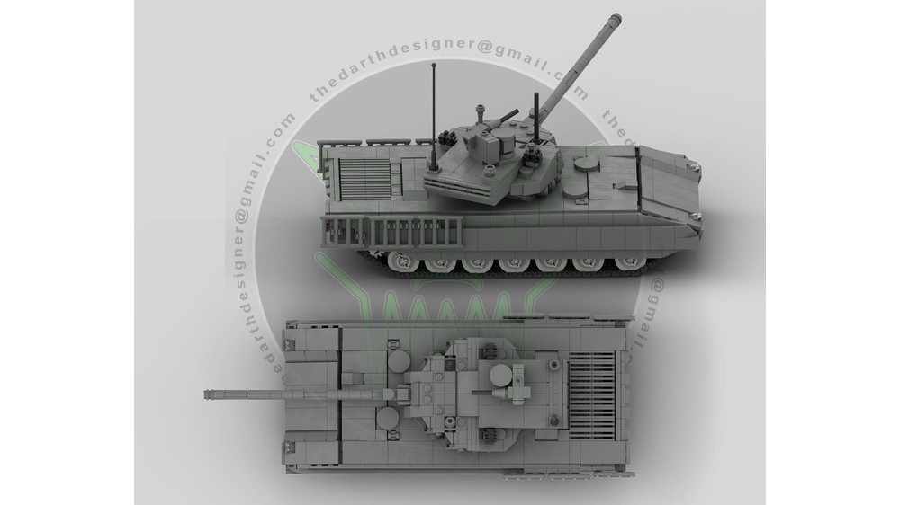LEGO MOC T-14 Armata MBT |Main Battle Tank| - 1:35 Scale by ...