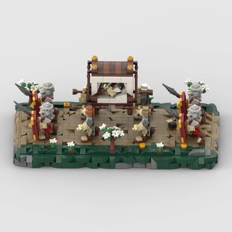 LEGO MOC The Roman senator is traveling with the sedan chair by ...