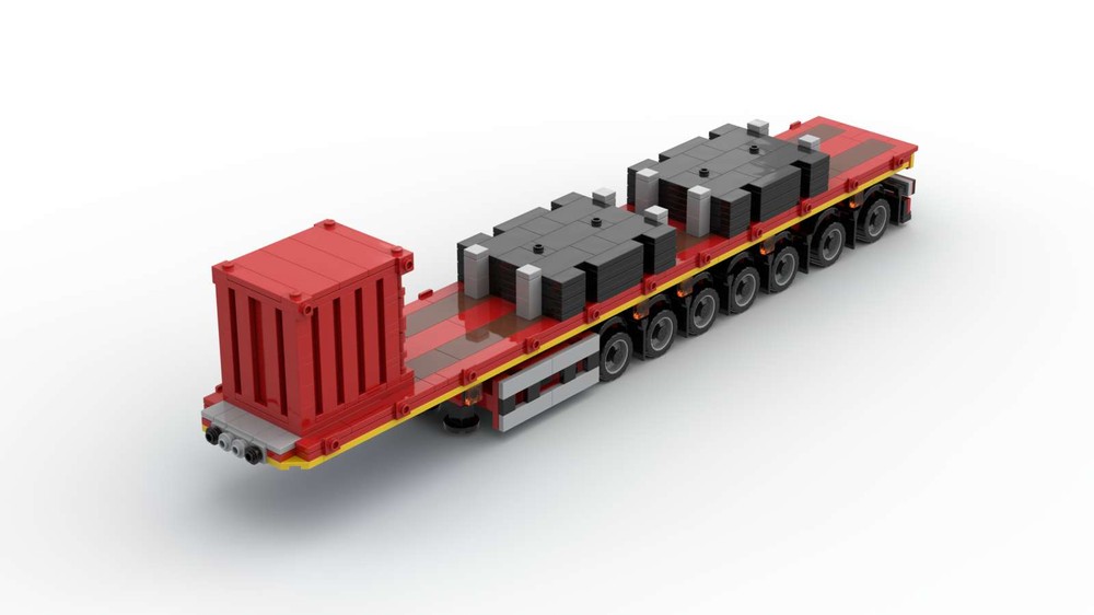 LEGO MOC 7 Axles Ballast Trailer by GMTBRICKS | Rebrickable - Build ...