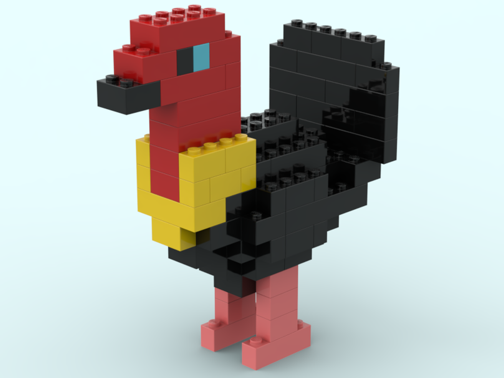 LEGO MOC 11030 Australian Brush-turkey by Pikminfan67 | Rebrickable - Build with LEGO