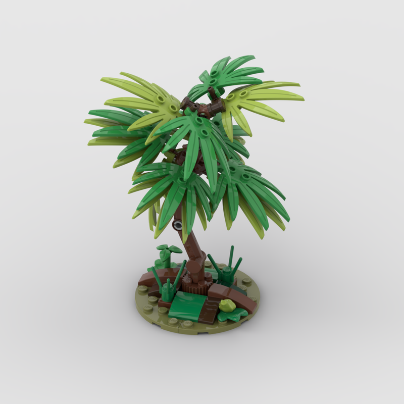 LEGO MOC Tropical Tree by Fantasts | Rebrickable - Build with LEGO