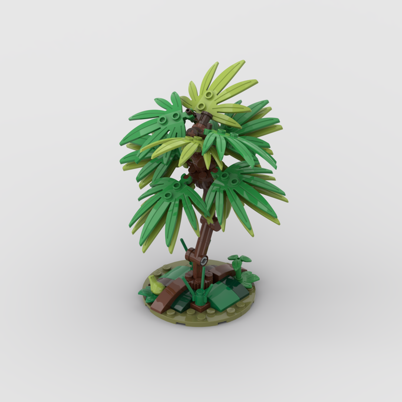 LEGO MOC Tropical Tree by Fantasts | Rebrickable - Build with LEGO