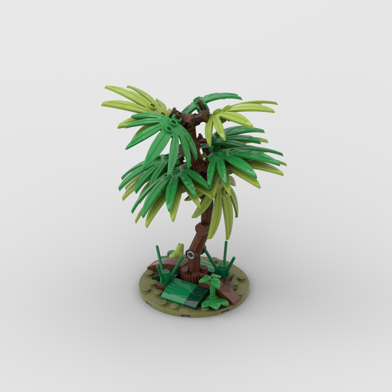 LEGO MOC-160247 Tropical Tree by Fantasts | Rebrickable - Build with LEGO