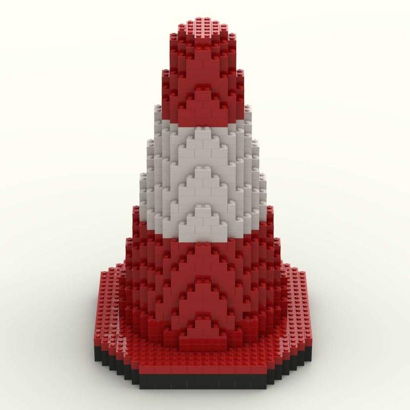 LEGO MOC Large Scale Traffic Cone by otterbournelego | Rebrickable ...