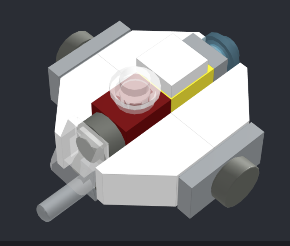 LEGO MOC Mini Ghost build by SubwayBrickz | Rebrickable - Build with LEGO