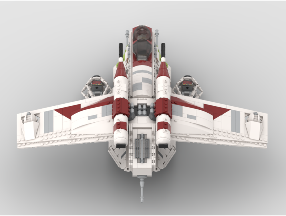 Lego Moc Laat Gunship Ep 2 Aotc By Thelegowolfpack Rebrickable