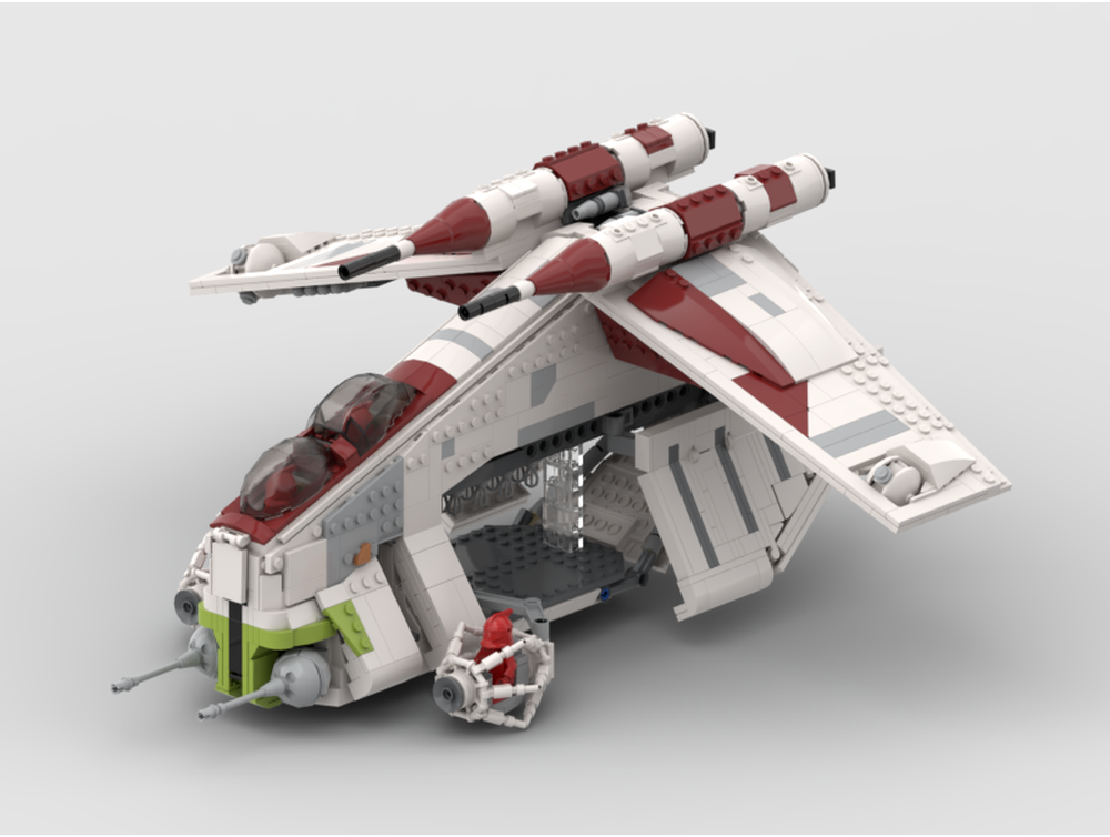 LEGO MOC LAAT gunship EP 2 AOTC by thelegowolfpack | Rebrickable ...