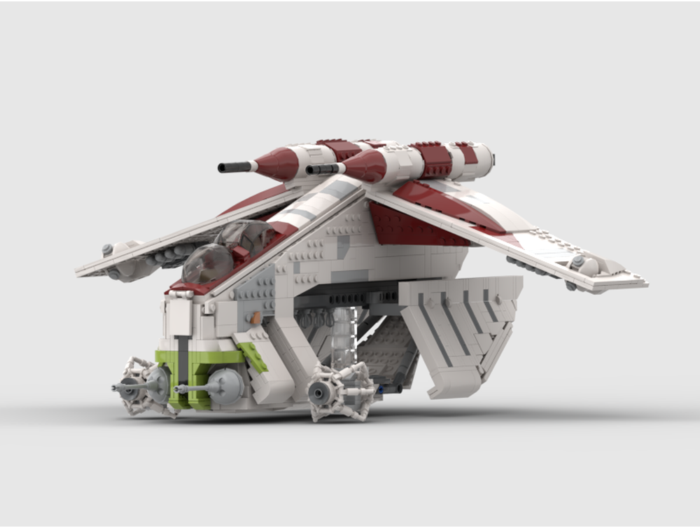 Lego Moc Laat Gunship Ep 2 Aotc By Thelegowolfpack Rebrickable