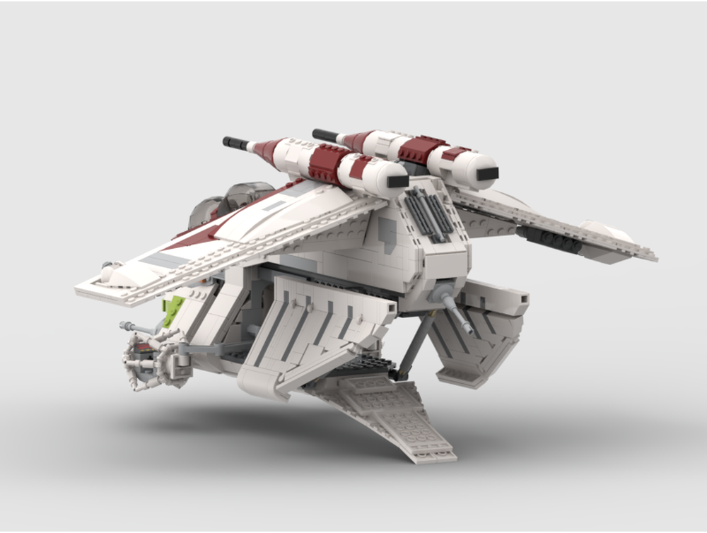 Lego Moc Laat Gunship Ep 2 Aotc By Thelegowolfpack Rebrickable