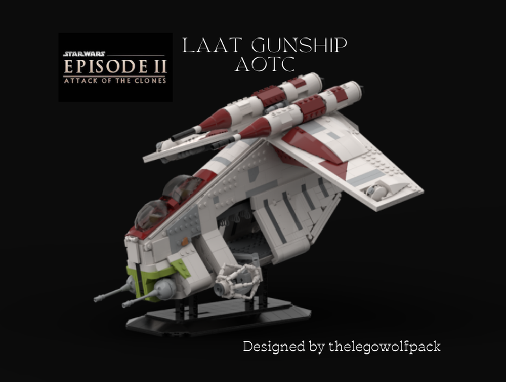 LEGO MOC LAAT gunship EP 2 AOTC by thelegowolfpack | Rebrickable ...