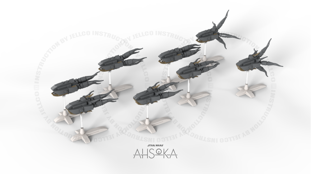 LEGO MOC Ultramicro Purrgil : Simple stand version by jellco ...