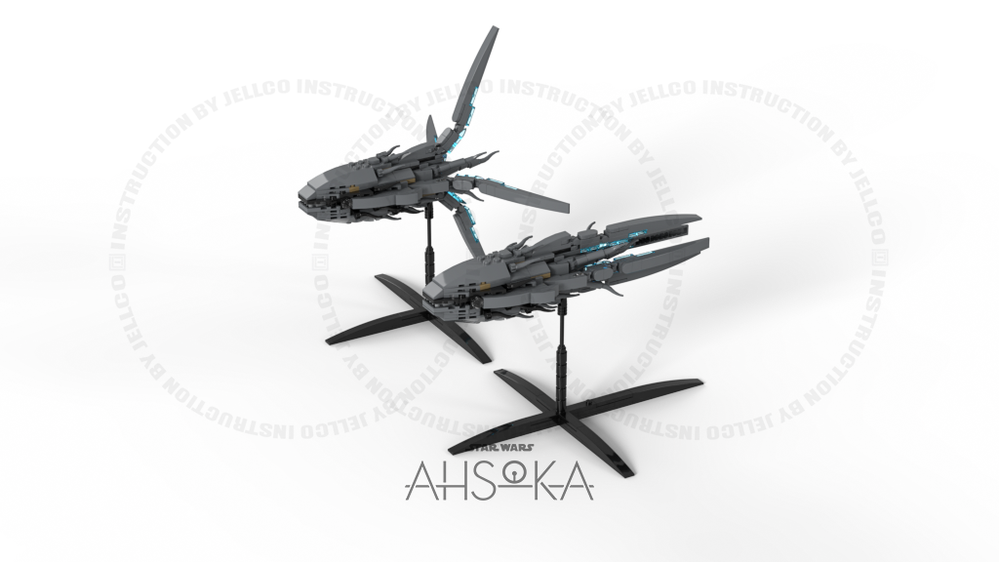 LEGO MOC Micro Size Purrgil : Ultra by jellco | Rebrickable - Build ...