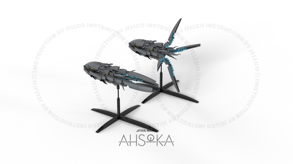 LEGO MOC Micro Size Purrgil : Ultra by jellco | Rebrickable - Build ...