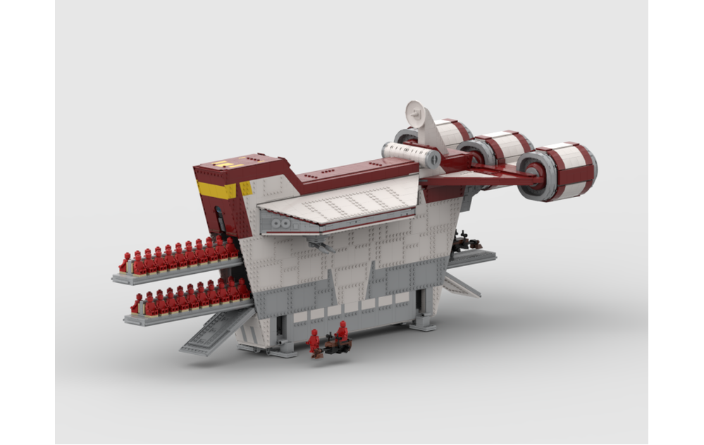 LEGO MOC CR-20 troop carrier by thelegowolfpack | Rebrickable - Build ...