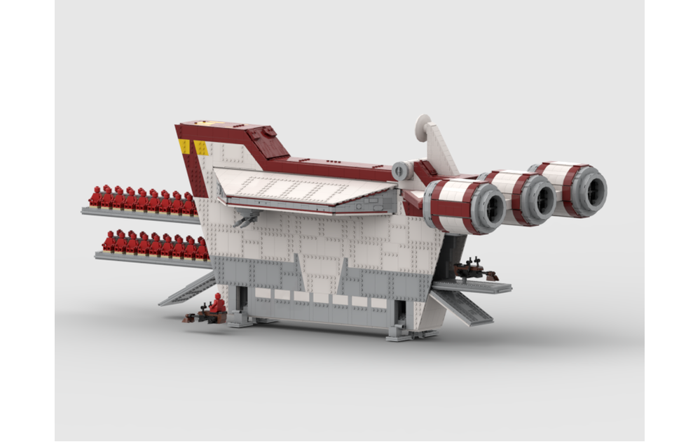 LEGO MOC CR-20 troop carrier by thelegowolfpack | Rebrickable - Build ...