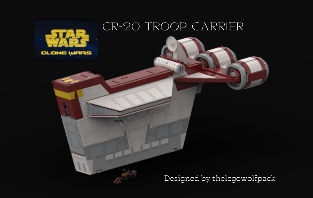LEGO MOC CR-20 troop carrier by thelegowolfpack | Rebrickable - Build ...