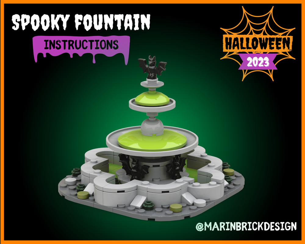 LEGO MOC Spooky Fountain - Lego Halloween Moc by marinbrickdesign ...