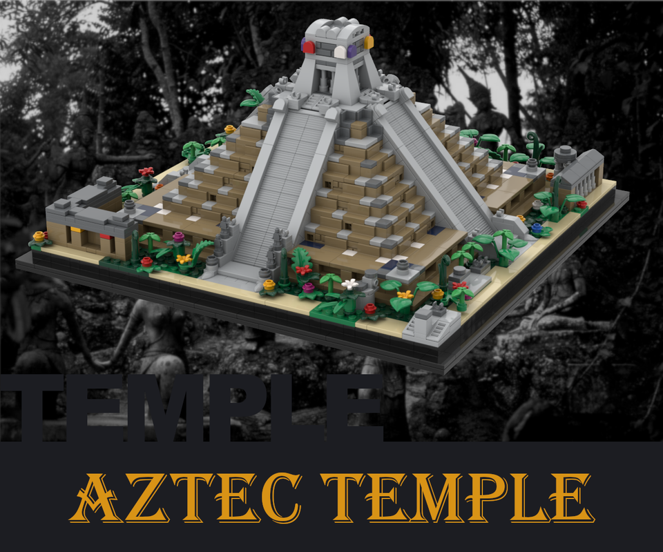 LEGO MOC Aztec Temple by The(Brick)Architect | Rebrickable - Build with ...