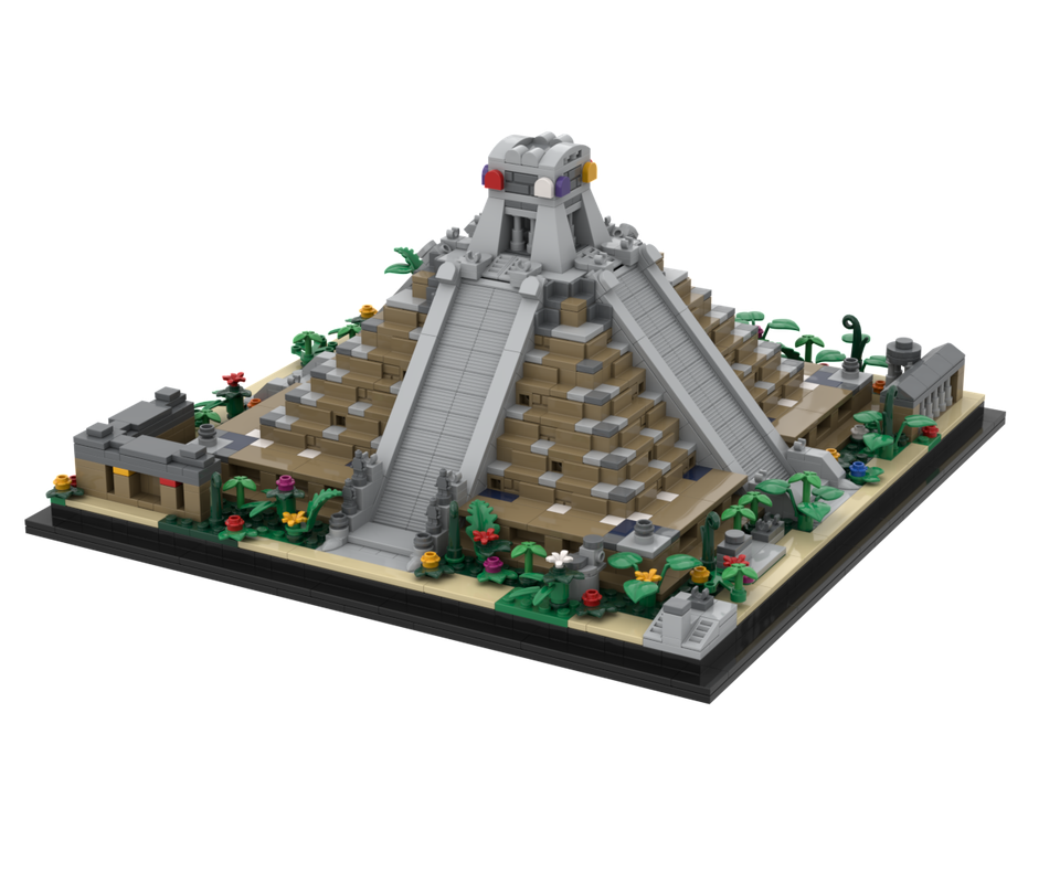 LEGO MOC Aztec Temple by The(Brick)Architect | Rebrickable - Build with ...