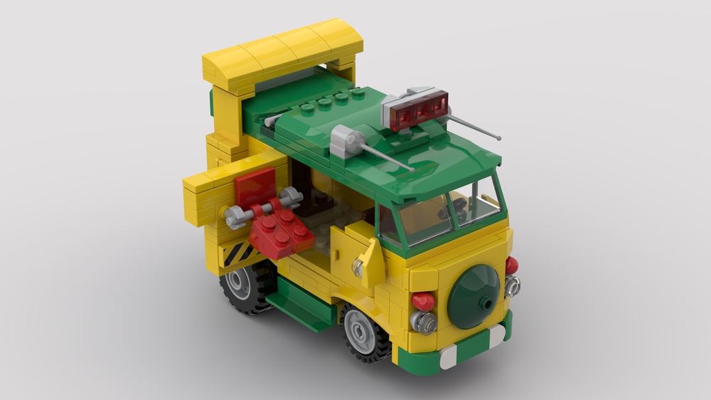 LEGO MOC TMNT Party Wagon by arturomoncadatorres | Rebrickable - Build ...