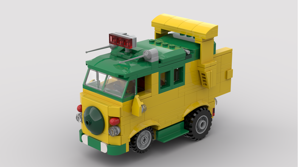 LEGO MOC TMNT Party Wagon by arturomoncadatorres | Rebrickable - Build ...