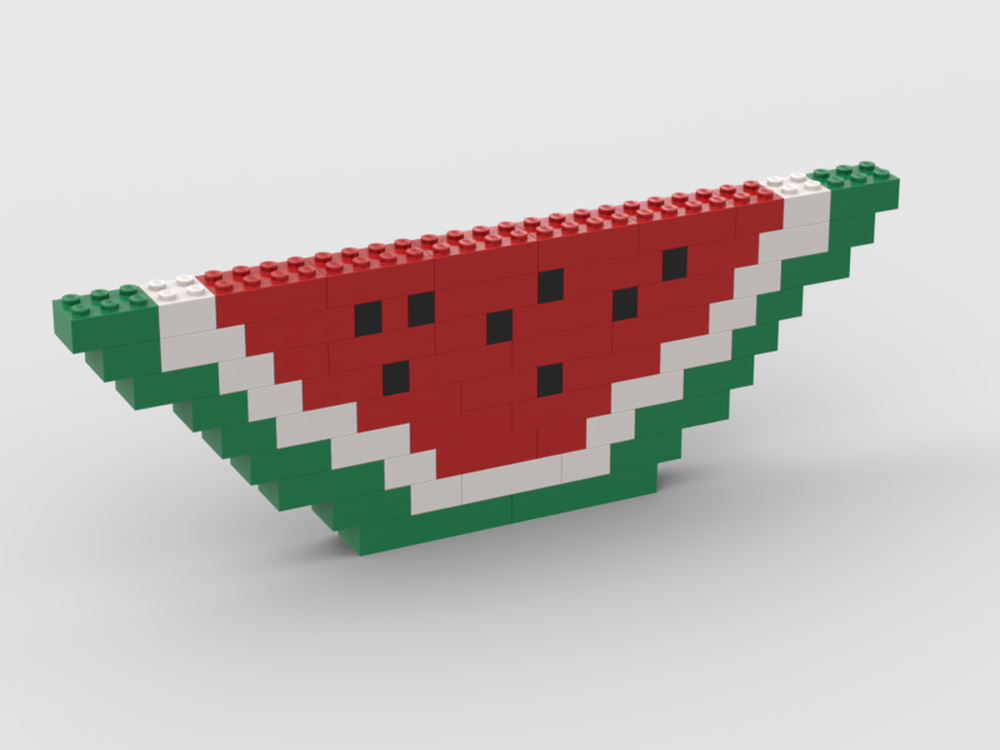 LEGO MOC Watermelon by Ehmylee | Rebrickable - Build with LEGO