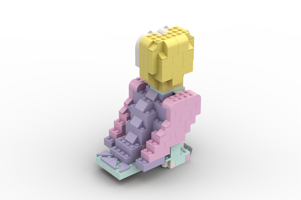Lego Moc 11028 Barn Owl By Nequmodiva Rebrickable Build With Lego