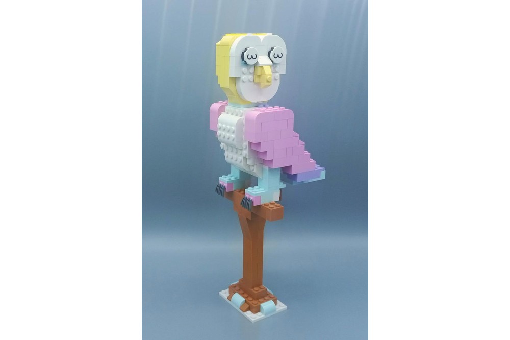 Lego Moc 11028 Barn Owl By Nequmodiva Rebrickable Build With Lego