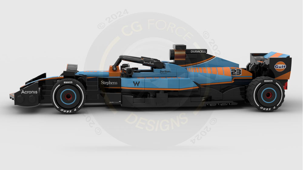 Lego Moc F1 Williams Fw 45 Singapore By Cgforcedesigns Rebrickable