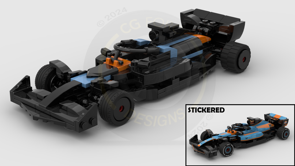 LEGO MOC F1 Williams FW-45 - Singapore by CGForceDesigns | Rebrickable ...
