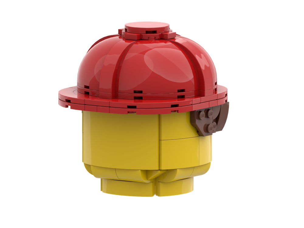 LEGO MOC Up-Scaled LEGO Minifigure Head - AWESOME Emmet Edition by ...