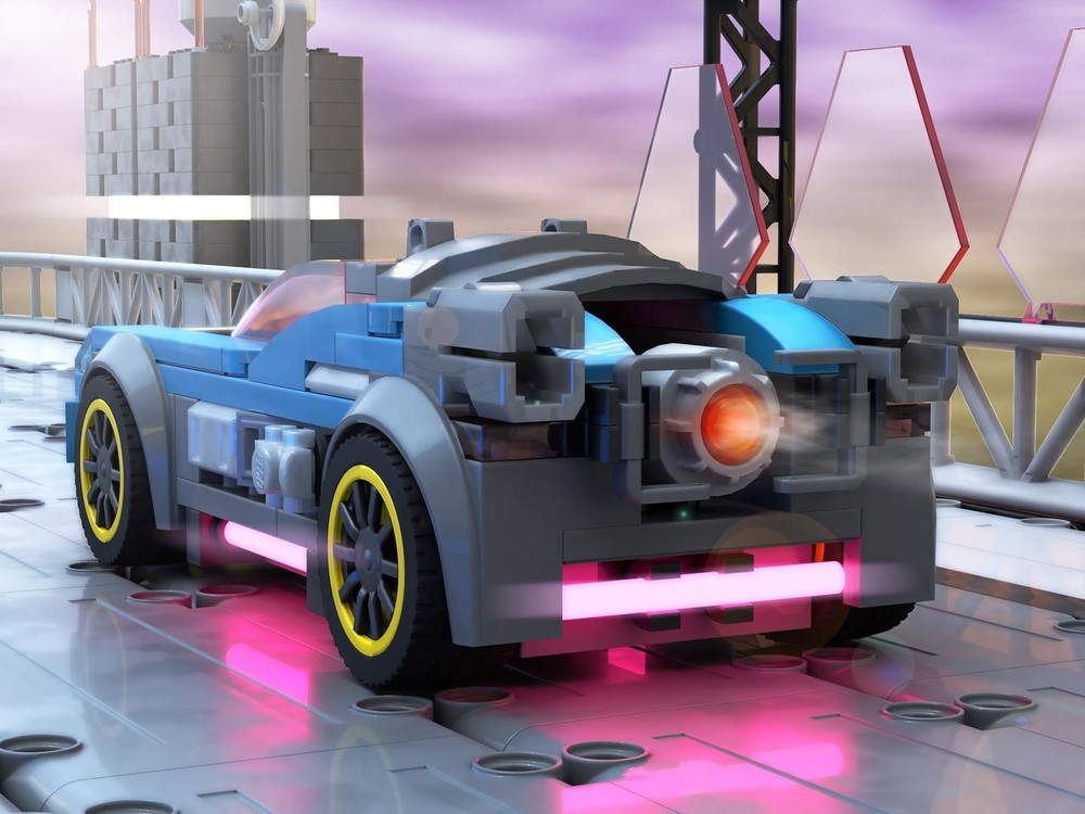LEGO MOC-160382 Cyberpunk car by bassdj | Rebrickable - Build with LEGO
