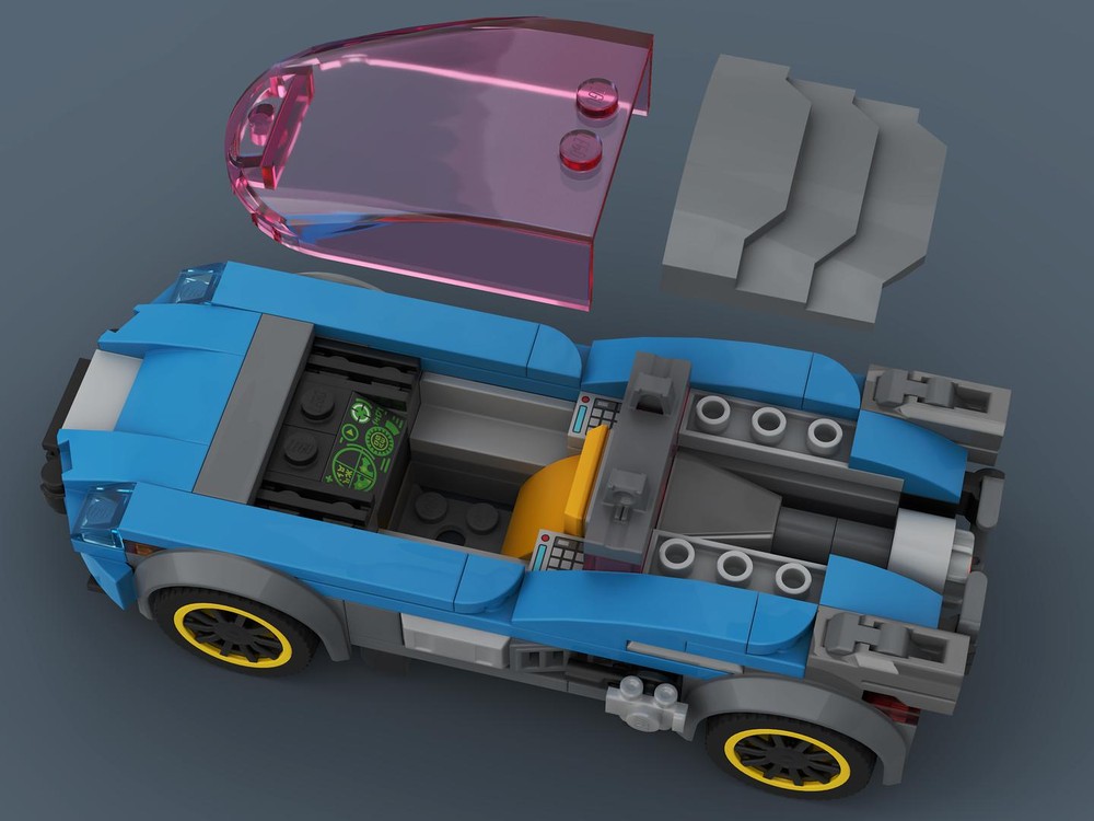 LEGO MOC-160382 Cyberpunk car by bassdj | Rebrickable - Build with LEGO