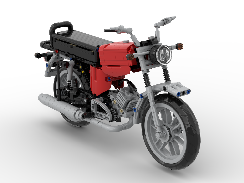 LEGO MOC Simson S51 by DamianPLE Technic Garage | Rebrickable - Build with LEGO