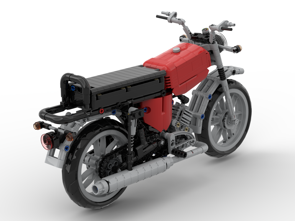 LEGO MOC Simson S51 by DamianPLE Technic Garage | Rebrickable - Build ...