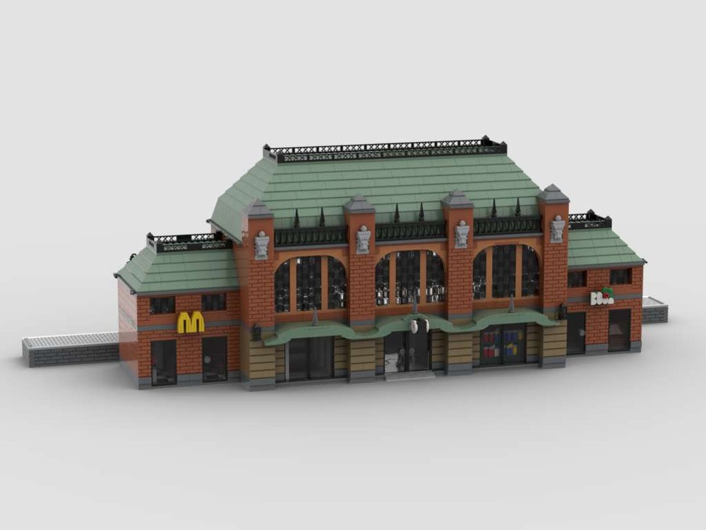 LEGO MOC Hauptbahnhof "Steinbrück" by SteinbrueckerMOCs | Rebrickable ...
