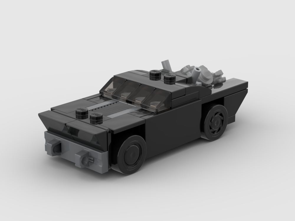 LEGO MOC Micro The Batman Batmobile by srulim | Rebrickable - Build ...