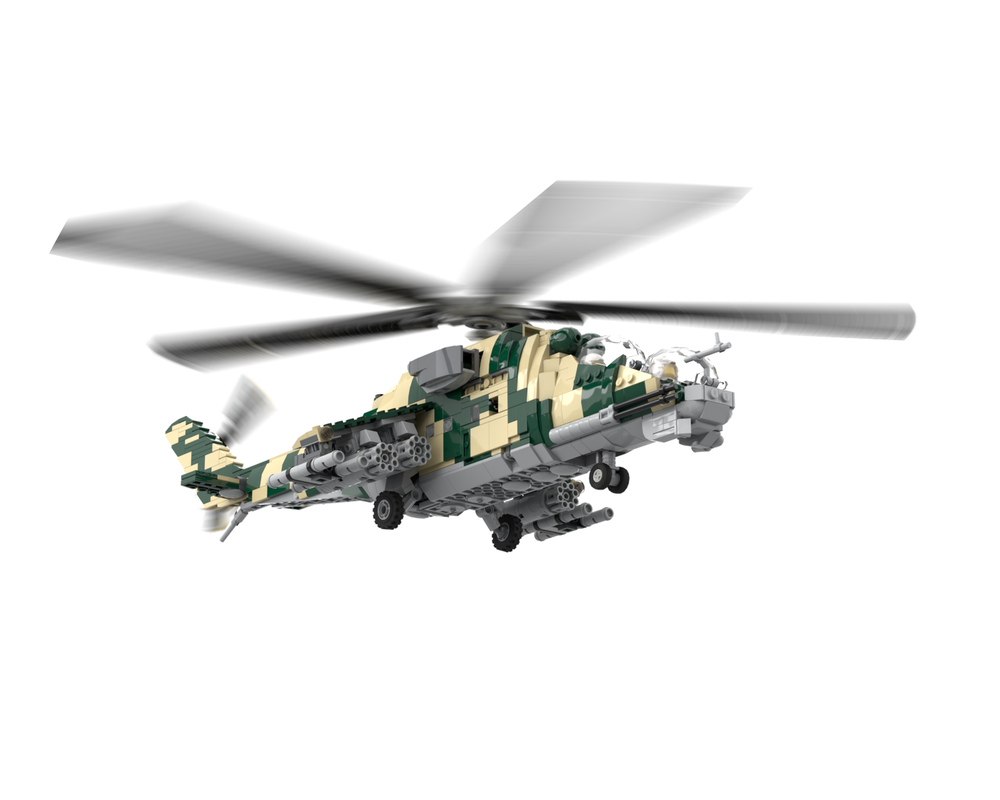 LEGO MOC Mil Mi-24P Hind F by Neo.moc | Rebrickable - Build with LEGO