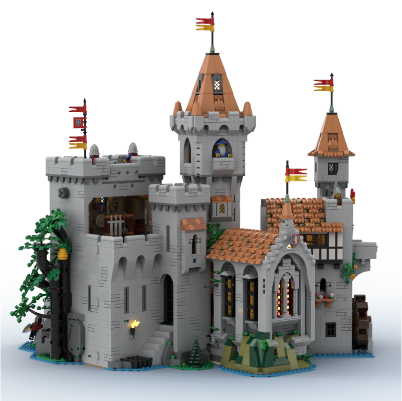 LEGO MOC Lion Knight's Tower - 10305 Castle Expansion by Dream Build ...