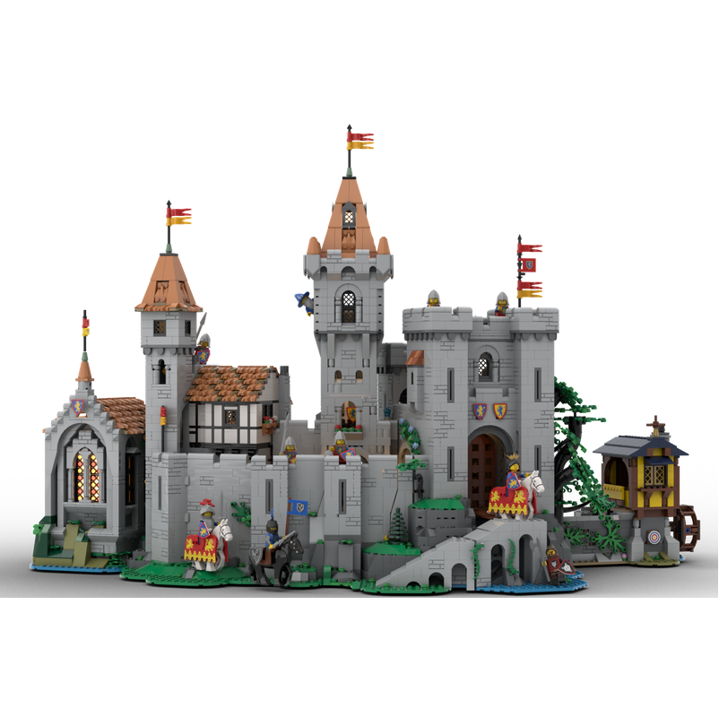 LEGO MOC Lion Knight's Tower - 10305 Castle Expansion by Dream Build ...