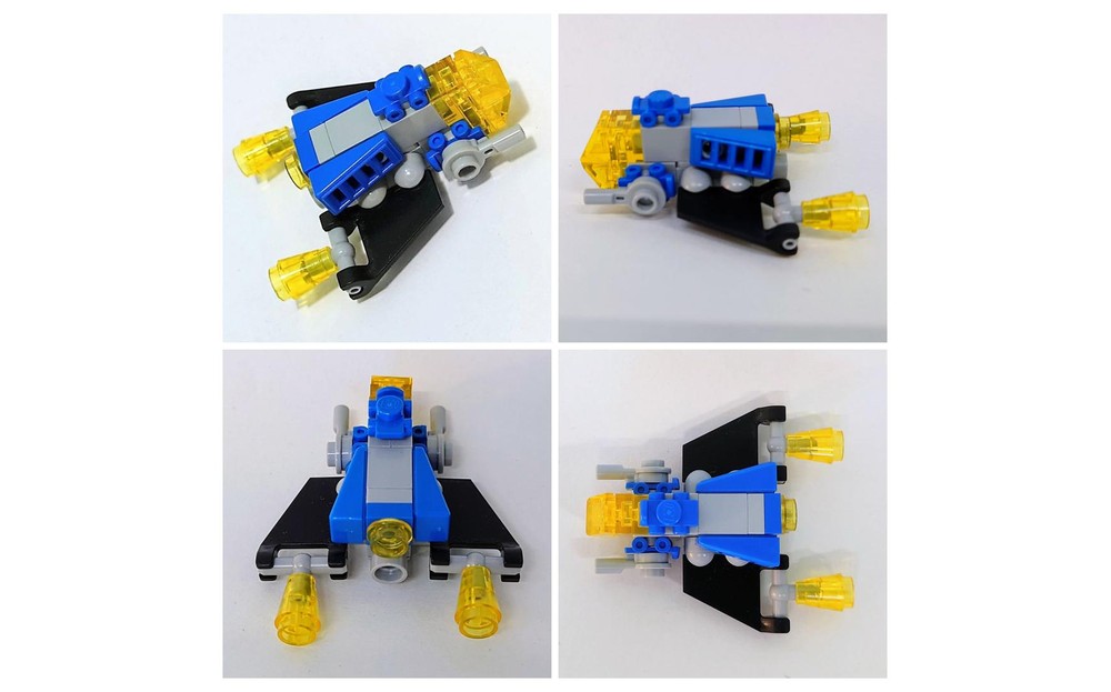 LEGO MOC Classic Space Micro Scale Jumpship by Thomus_Bean ...