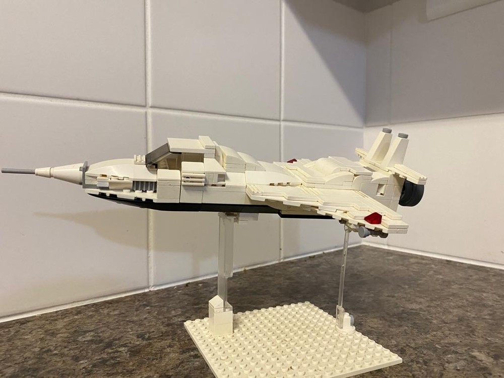 LEGO MOC Albino Fighter Jet by ClaytonKP | Rebrickable - Build with LEGO