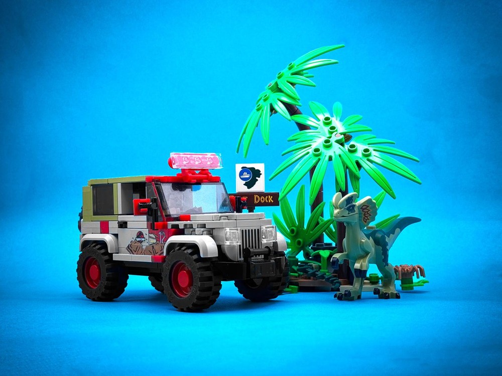LEGO MOC Dilophosaurus Ambush Remake by IBrickedItUp | Rebrickable ...