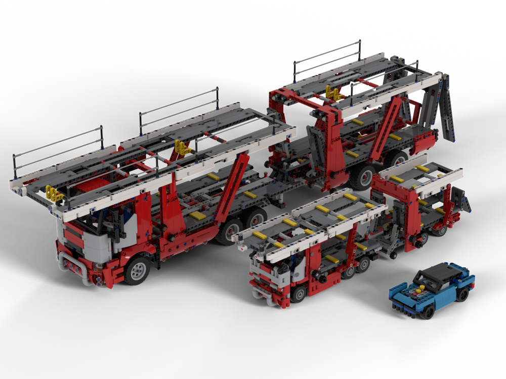 Lego Moc 42098 Car Transporter Mini By Msk6003 Rebrickable Build