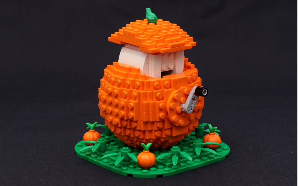 LEGO MOC Ghost in the Pumpkin by JKBrickworks | Rebrickable - Build ...