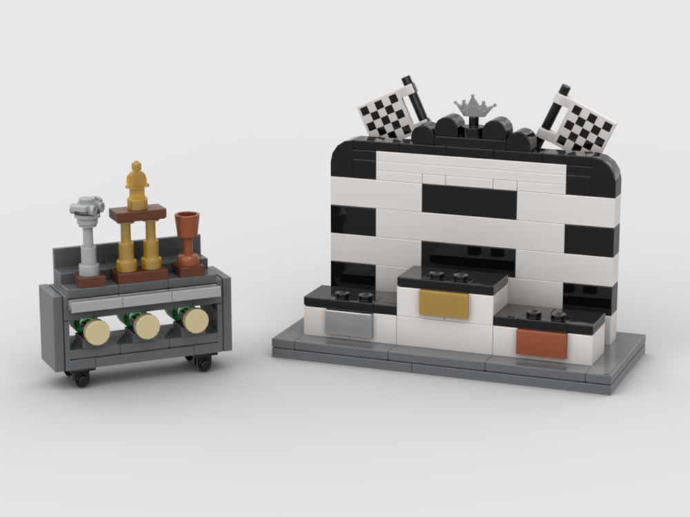 LEGO MOC Winners' Podium with Trophies by toms8wides | Rebrickable ...