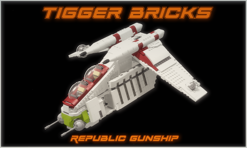 LEGO MOC Republic Gunship (LAAT/i) by Tiggerljc | Rebrickable - Build ...