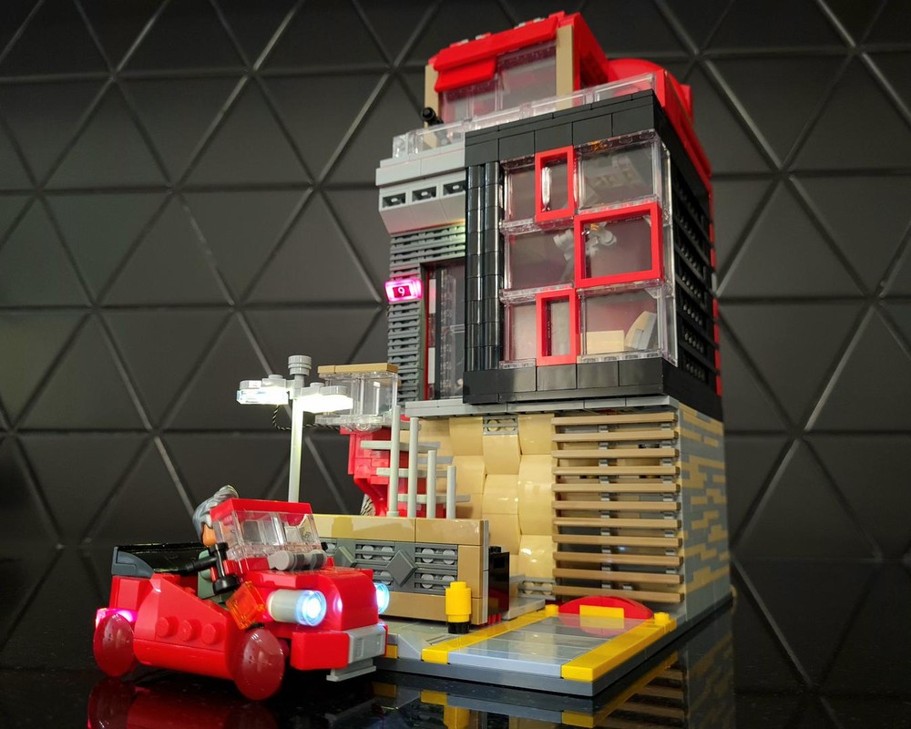 LEGO MOC London Villa - modular 10258 alternative (with working ...