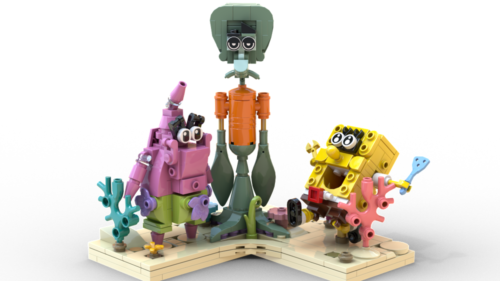 LEGO MOC Spongebob Squarepants - Diorama by javiperillas | Rebrickable ...