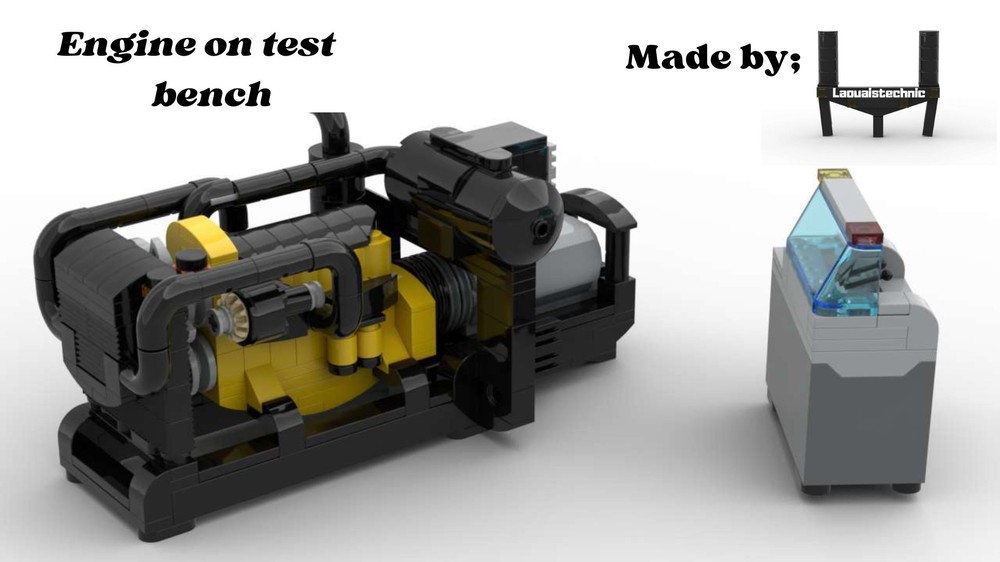 LEGO MOC Small fake diesel engine by laouaistechnic | Rebrickable ...